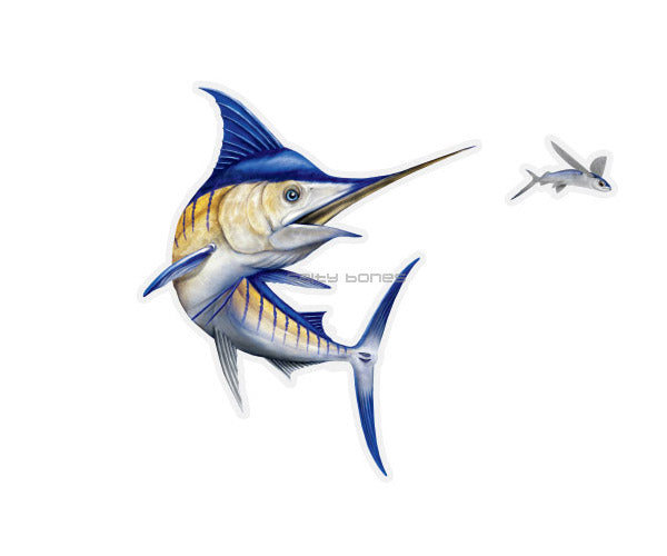 Marlin Mega Decal – Salty Bones