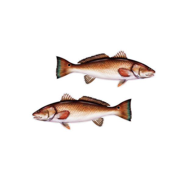 Redfish Mini Profile Fish Decals – Salty Bones