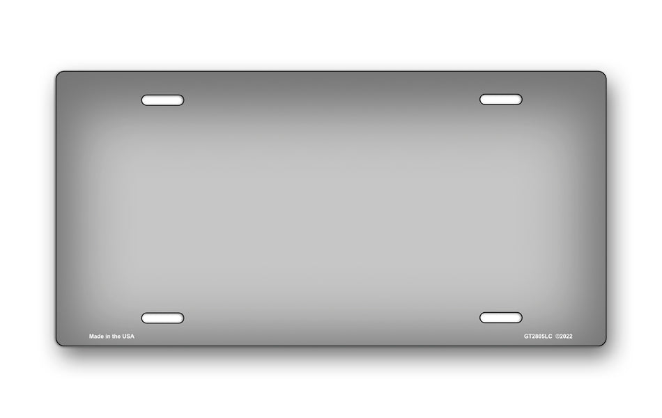 Solid Light Gray License Plate – Salty Bones