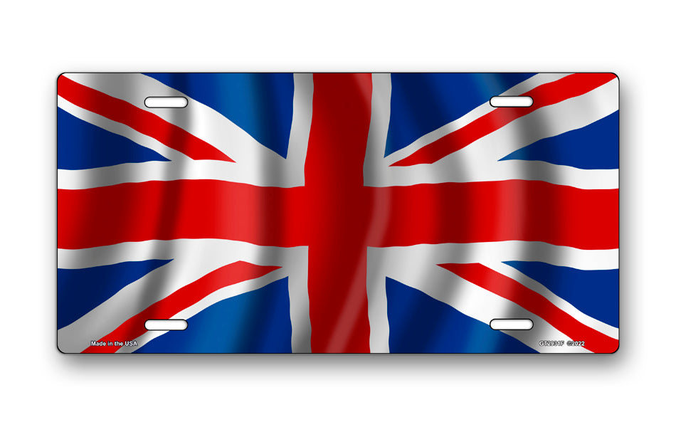 Flag of Great Britain License Plate – Salty Bones