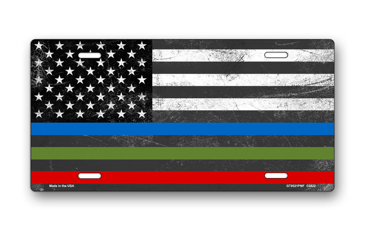 FLAG LICENSE PLATES – Salty Bones